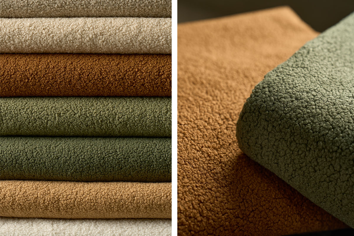 Explore the King Living Bouclé Fabric Collection