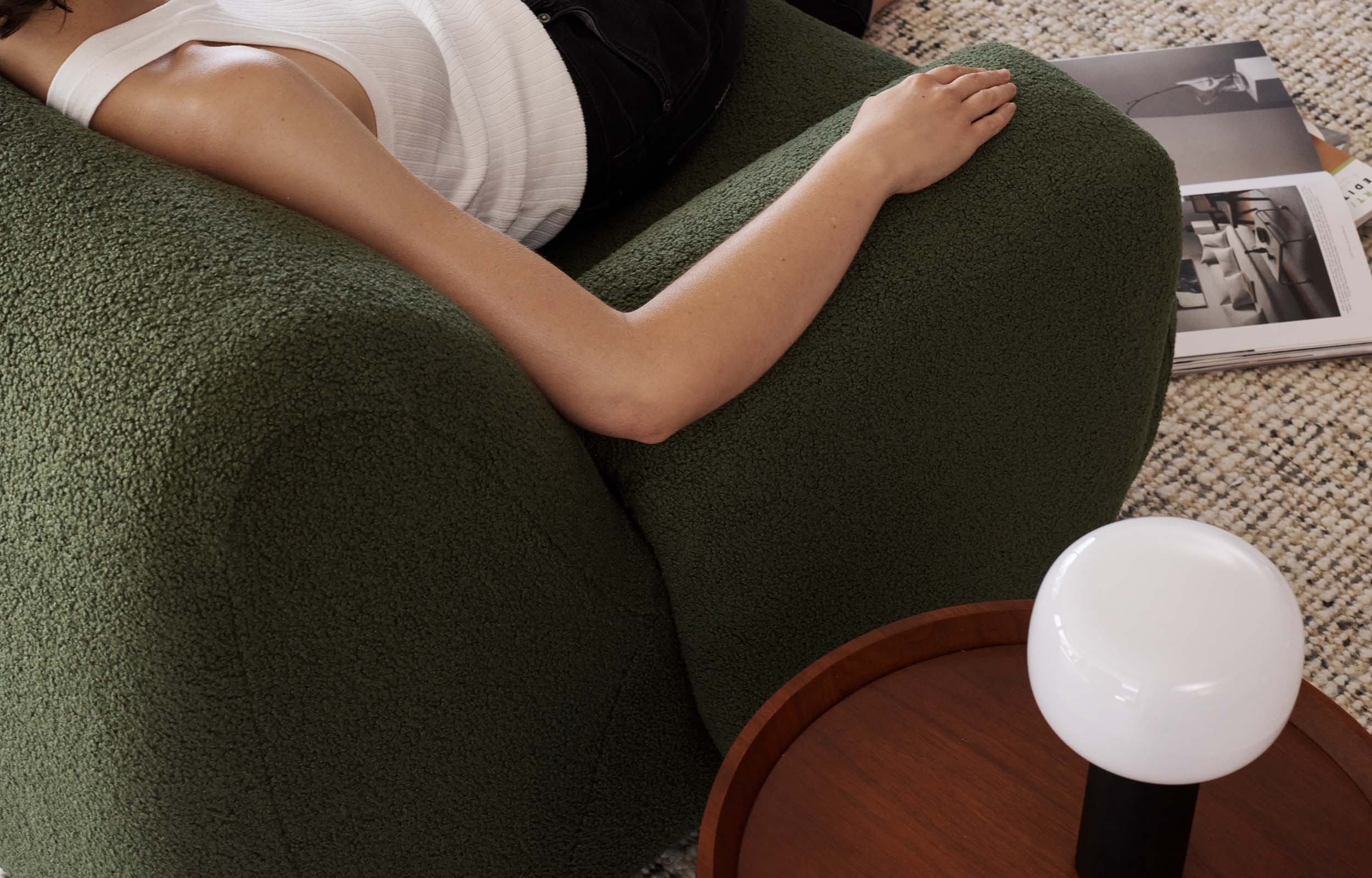 1978 High Back Sofa Armrest