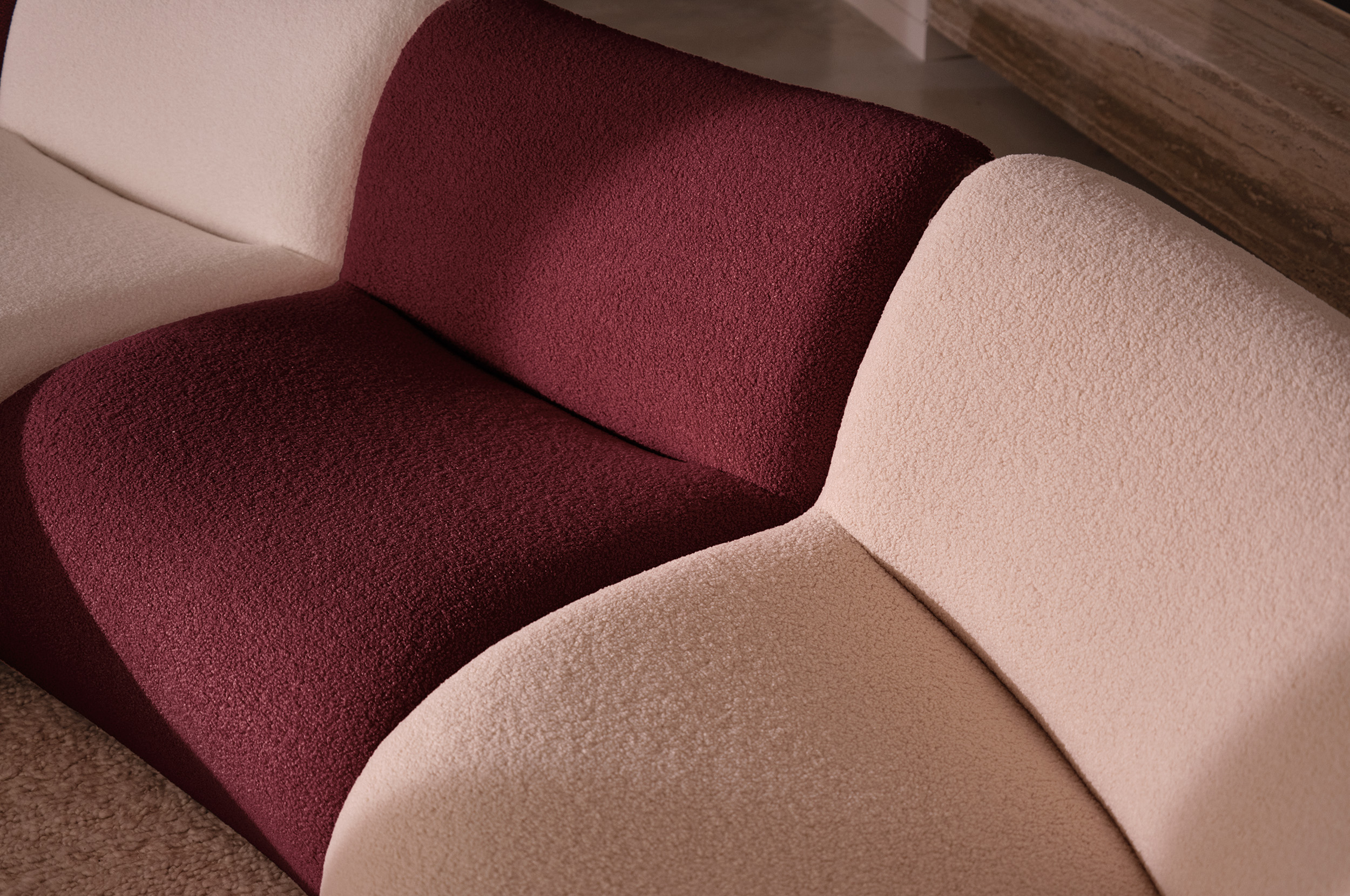 1977 Modular Curved Corner Sofa