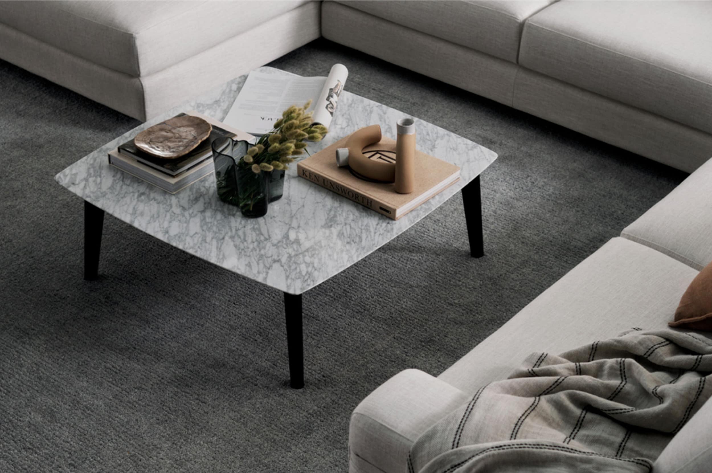 Mars Coffee Table - Mars | Timber Veneer | Marble