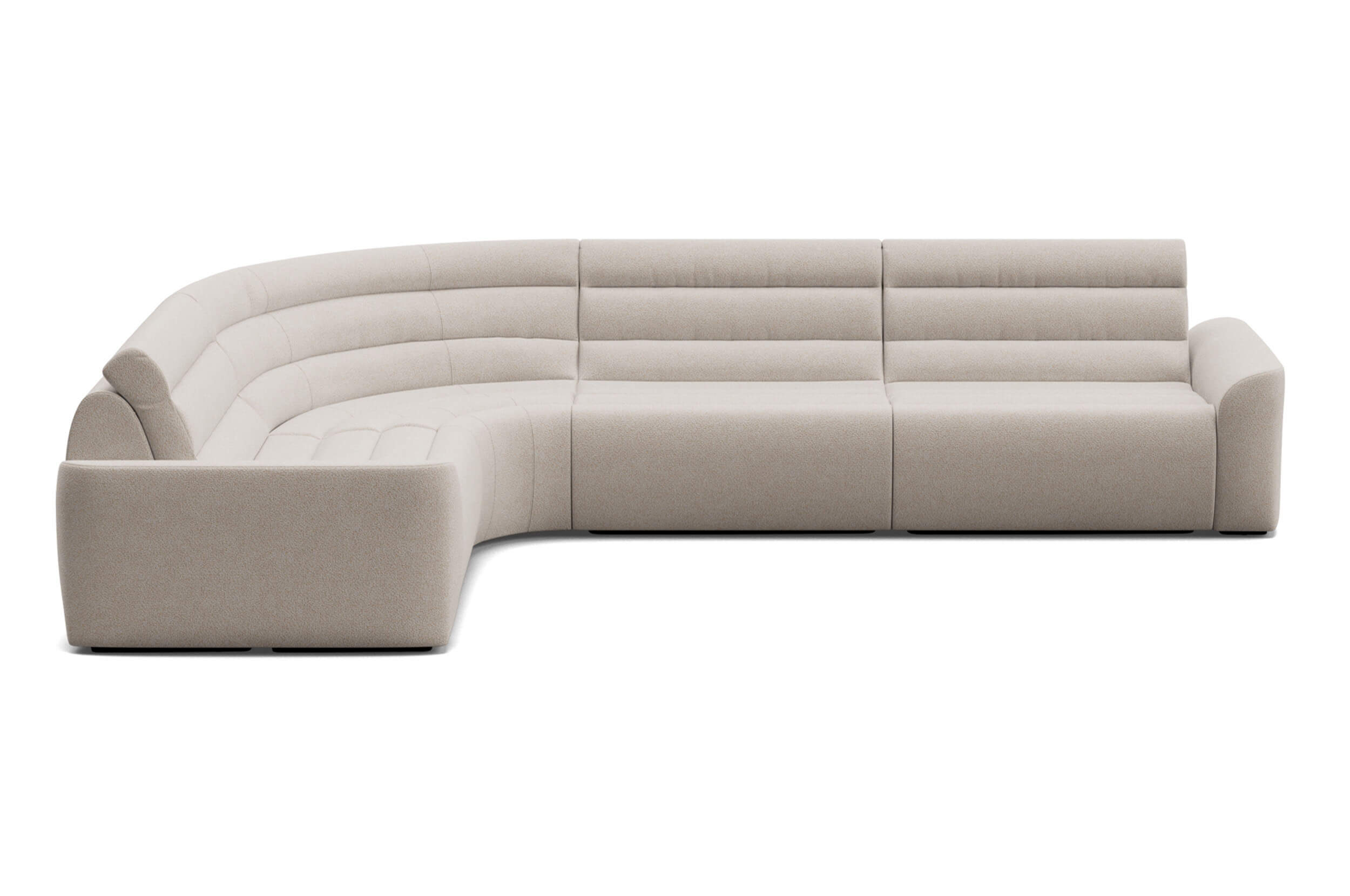 Quantum L Shaped Wide Modular Sofa