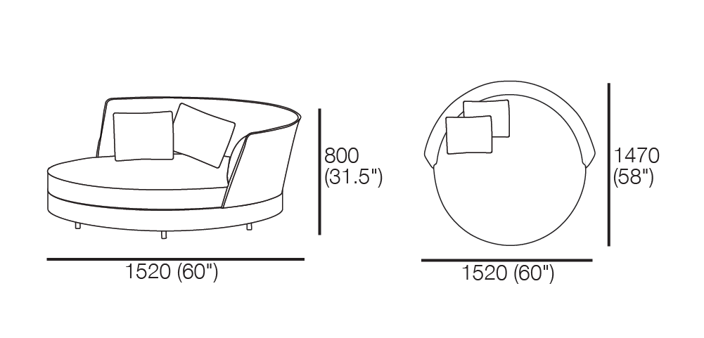 Delta - Circle Sofa | Lounge | Couch - King Living