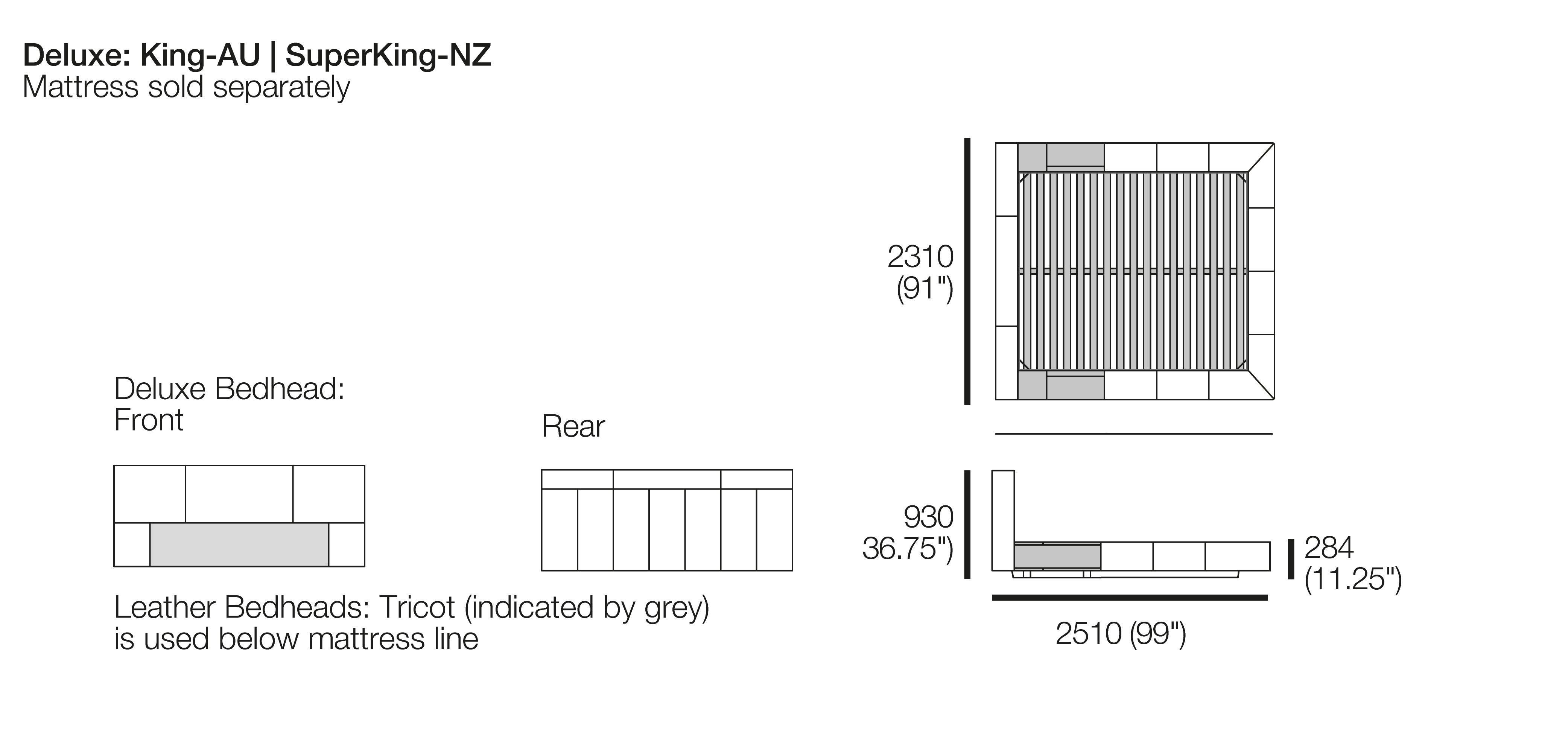Jasper Bed | King Size Bed | Queen Size Bed