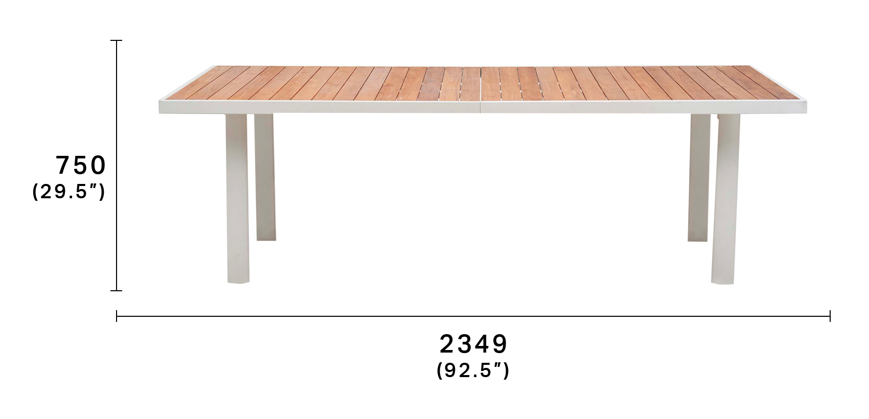 Plateau Outdoor Dining Table | King Living | King Living