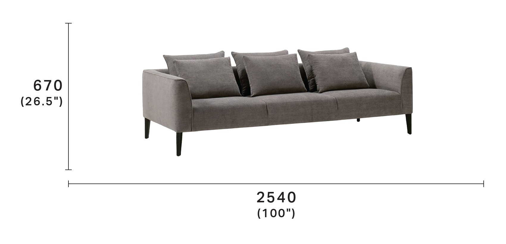 William Sofa - Designer sofa with deep seated comfort | Lounge | Couch